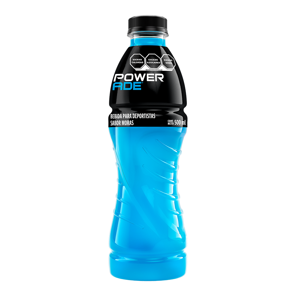 Bebida para deportistas Powerade sabor moras 500 ml
