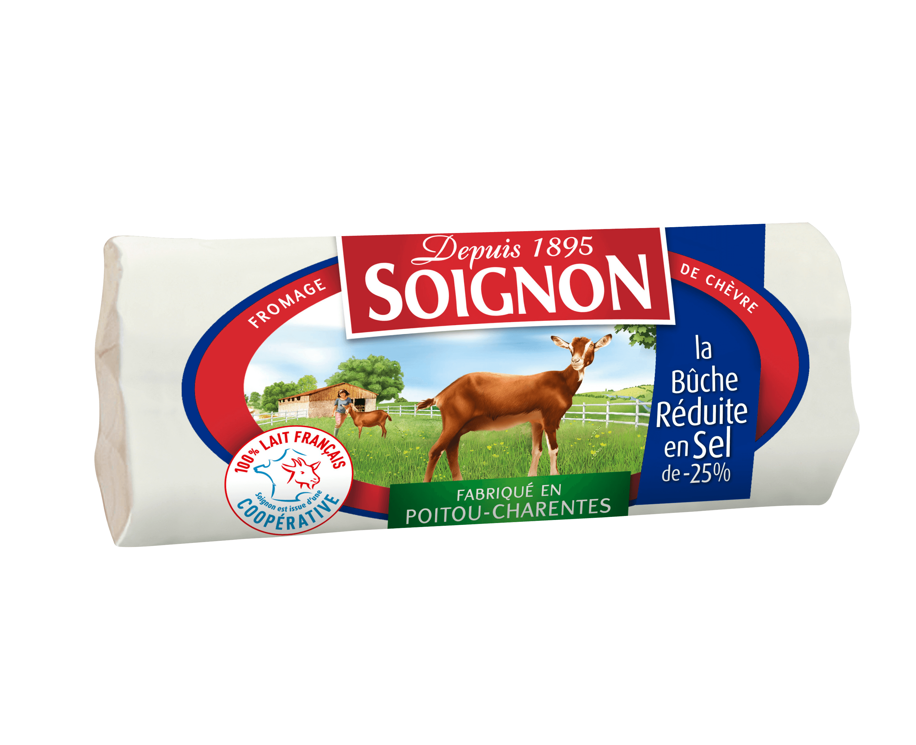 Fromage de chèvre SOIGNON la bûche de 180 g - Shoptimise
